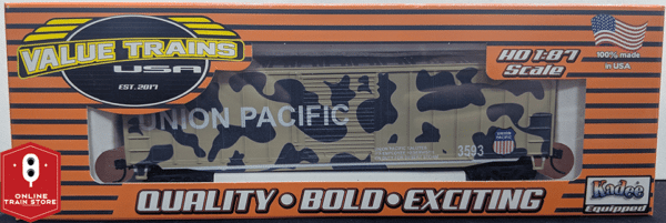 Value Trains USA Union Pacific Desert Storm 3593 ACF 50′ 6″ Boxcar ...